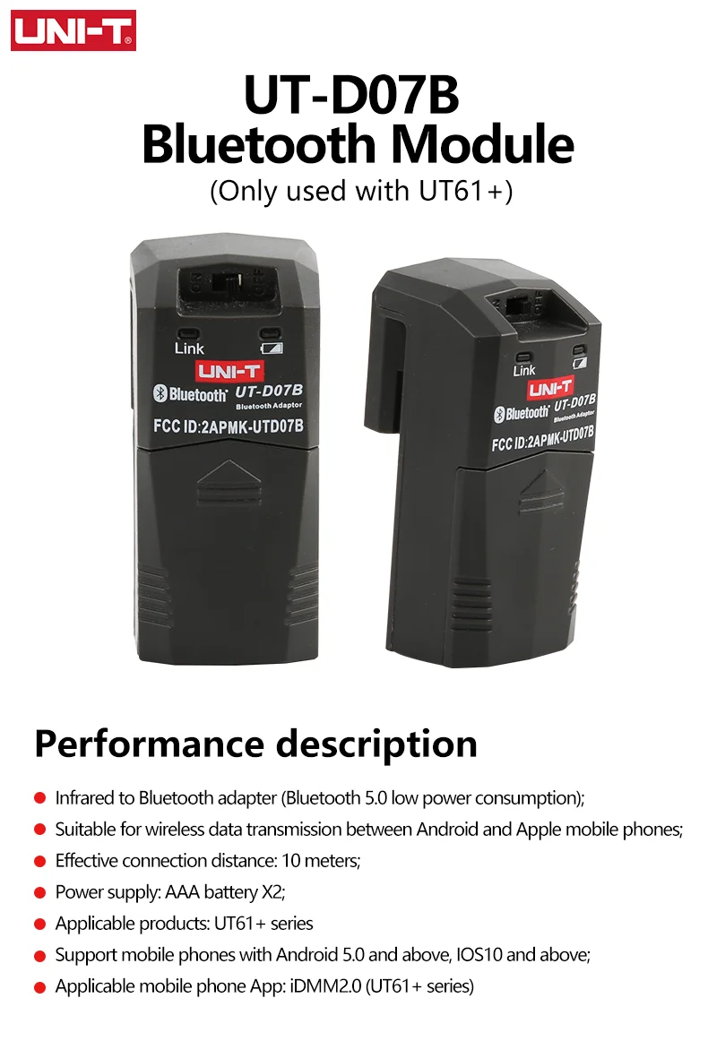 UNI-T UT61B+ / UT61D+ / UT61E+ True RMS Digital Multimeter
