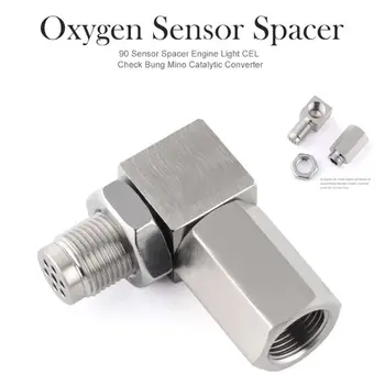 Universal Oxygen O2 Sensor M18X1.5 Extender Spacer Adapter 45/90 Degree ...