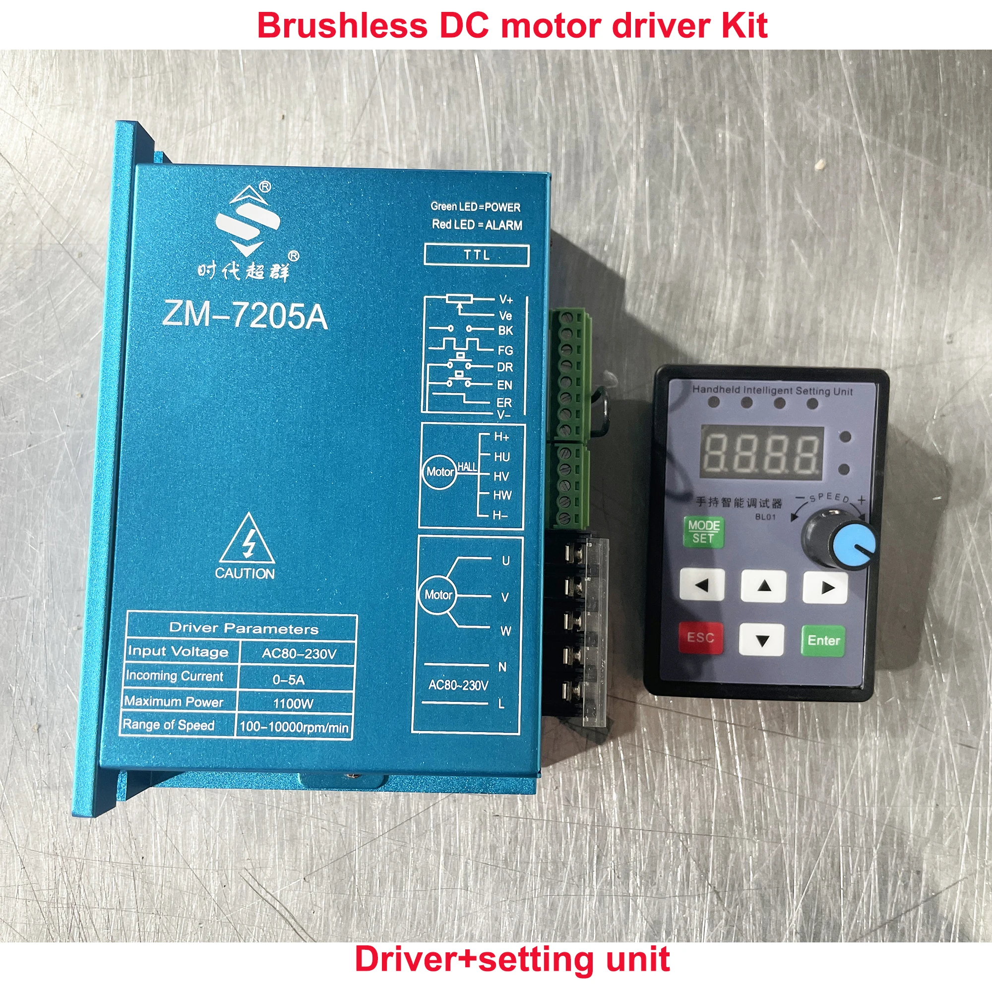Nuevo controlador de Motor sin escobillas de 310V CC, ZM 7205A de 220V ...
