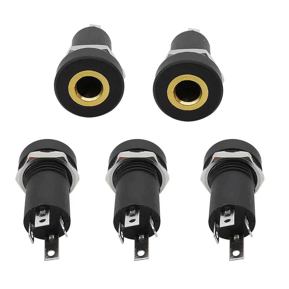 5/10Pcs PJ-392A 3.5mm 4 pin Audio Socket Headphone Female Connector ...
