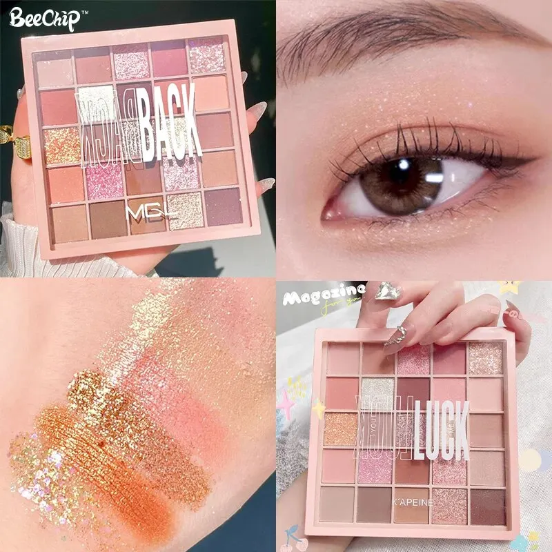 25-Color-Eye-Shadow-Plate-Eyeshadow-Palette-Waterproof-Sweatproof ...