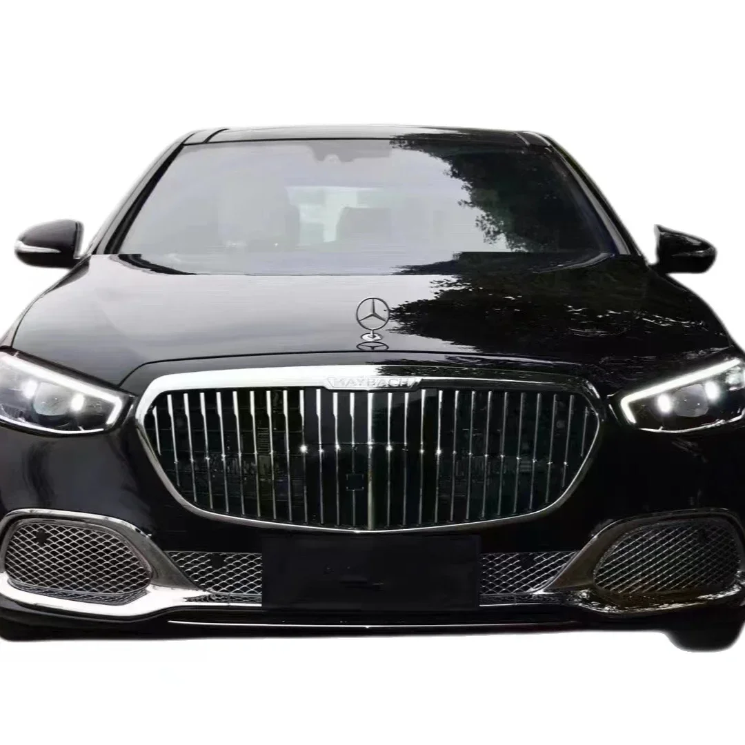 W221-facelift-W222-M-style-bodykit-with-Headlights-forMercedes-benz ...