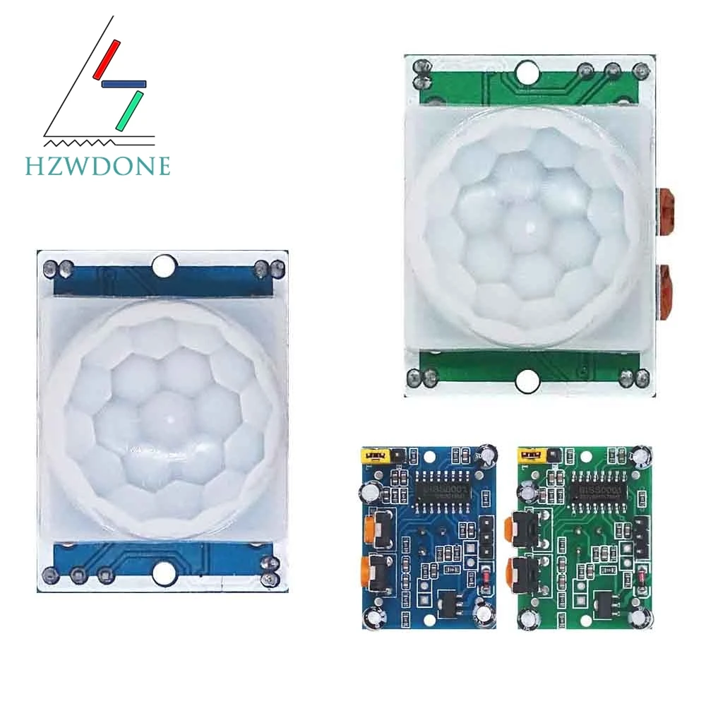 PIR-Sensor-HC-SR501-Adjust-IR-Pyroelectric-Infrared-Motion-Detector ...