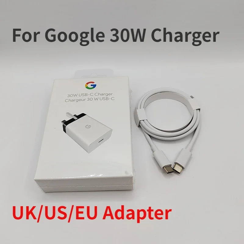 UK-US-EU-For-Google-30W-PD-Fast-Charger-Power-Adapter-USB-C-30W-For ...