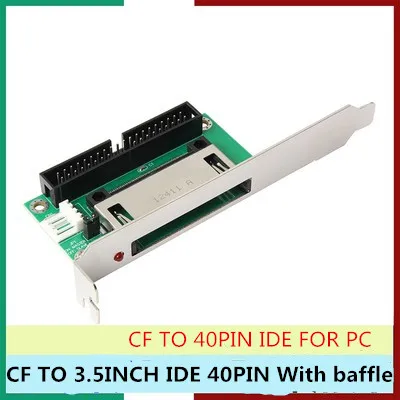 40-Pin-Cf-Compact-Flash-Card-To-3-5-Ide-Converter-Adapter-Pci-Bracket ...