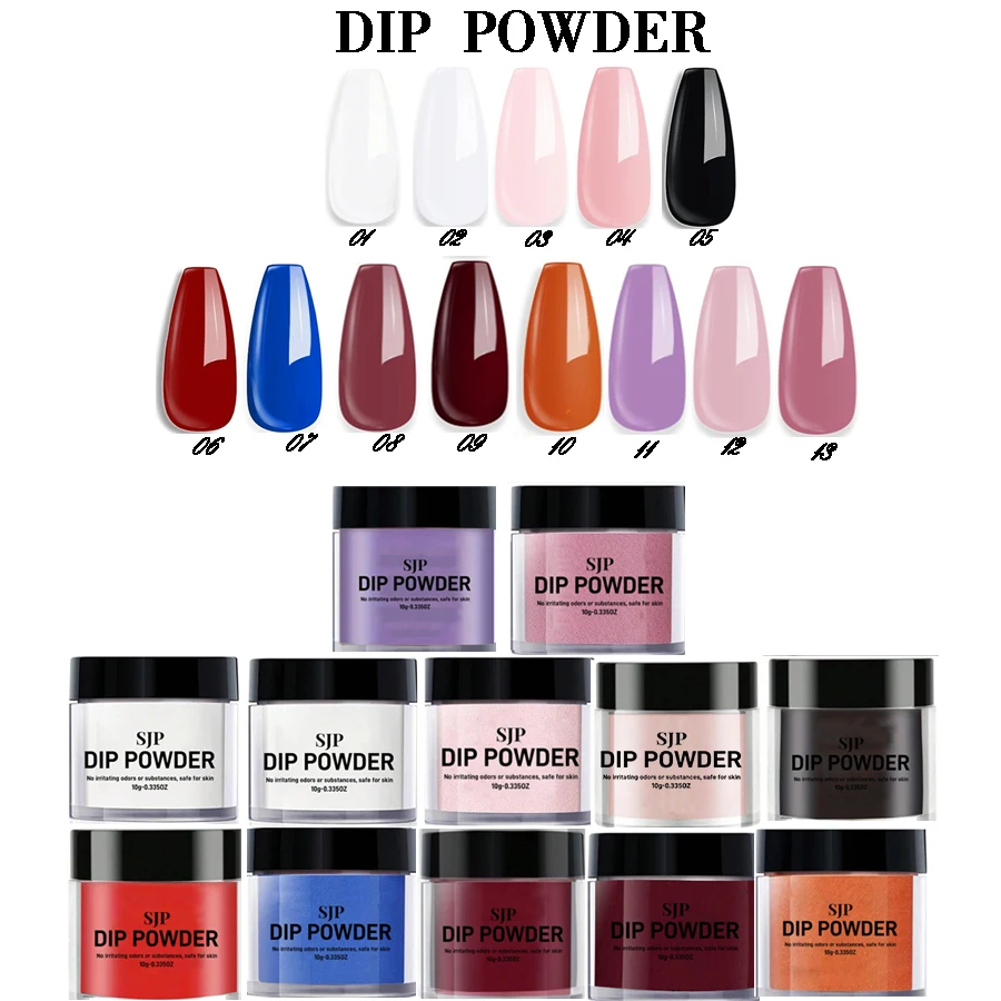 10 G Nail Dip Powder for French Manicure, Color Dip Powder, Suitable ...