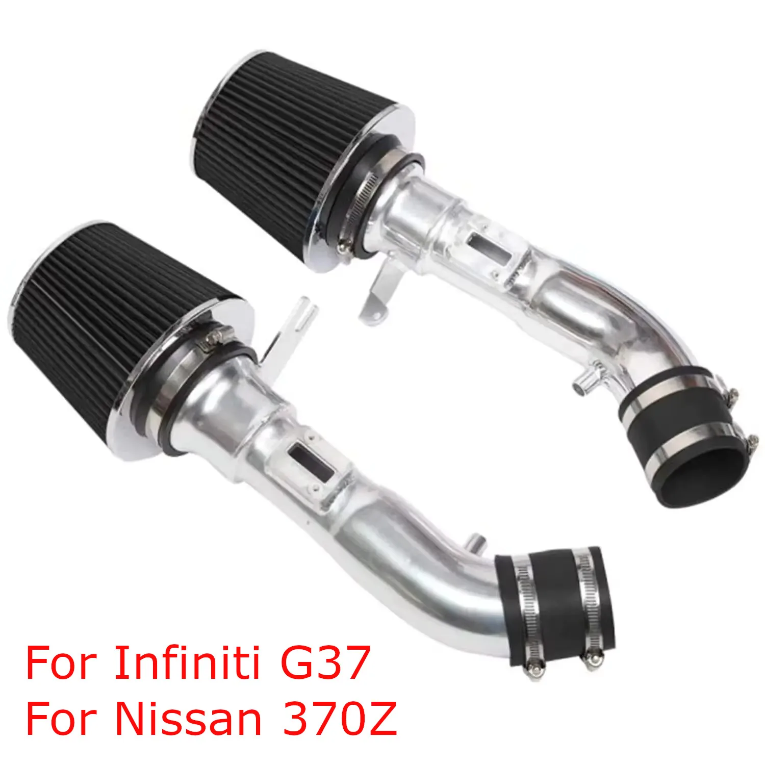 3.7L V6 Engine High Flow Cold Air Intake System Filter Kit for Infiniti ...
