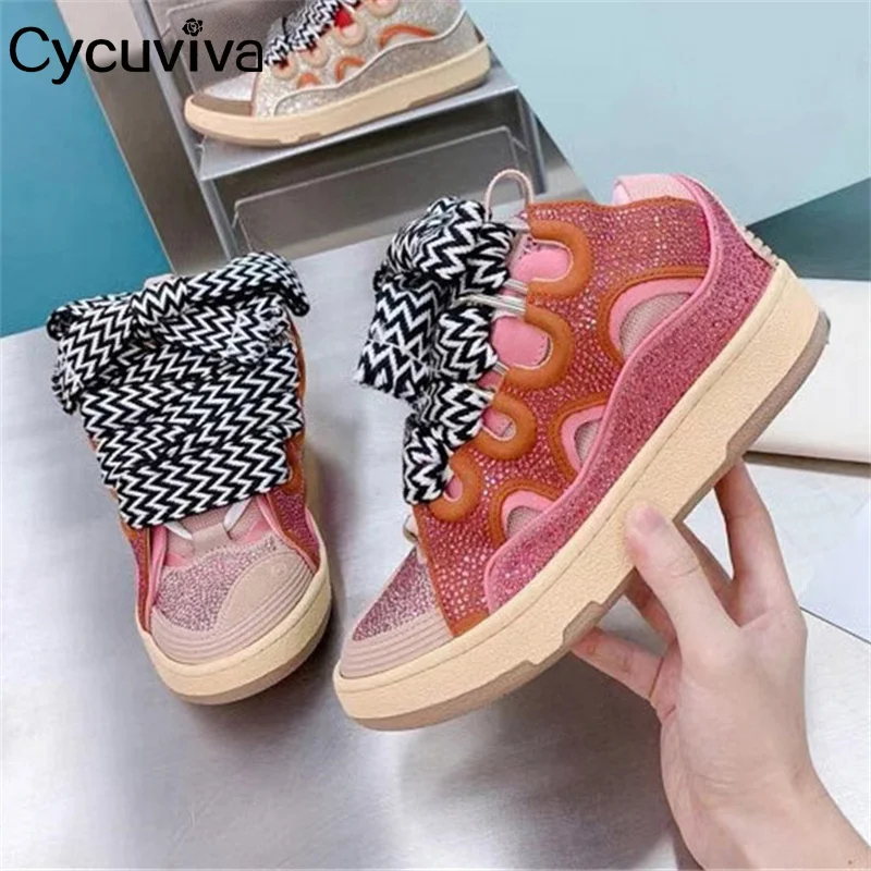 Platform Shoes Women Pink Suede | Suede Walking Shoes | Flats - New ...