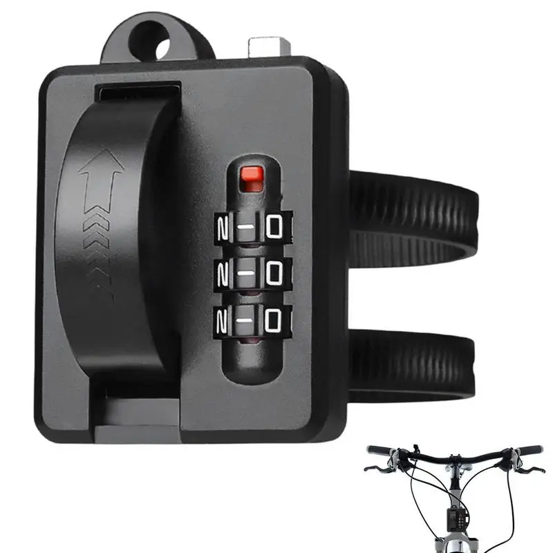 Bike-Password-Helmets-Lock-3-Digit-Password-Combination-Helmet-Cable ...