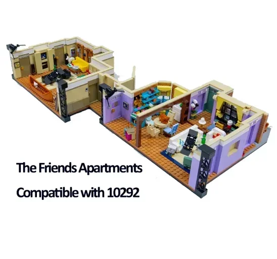 The-Friends-Apartments-Building-Toy-Classic-TV-Series-Downtown-Party ...