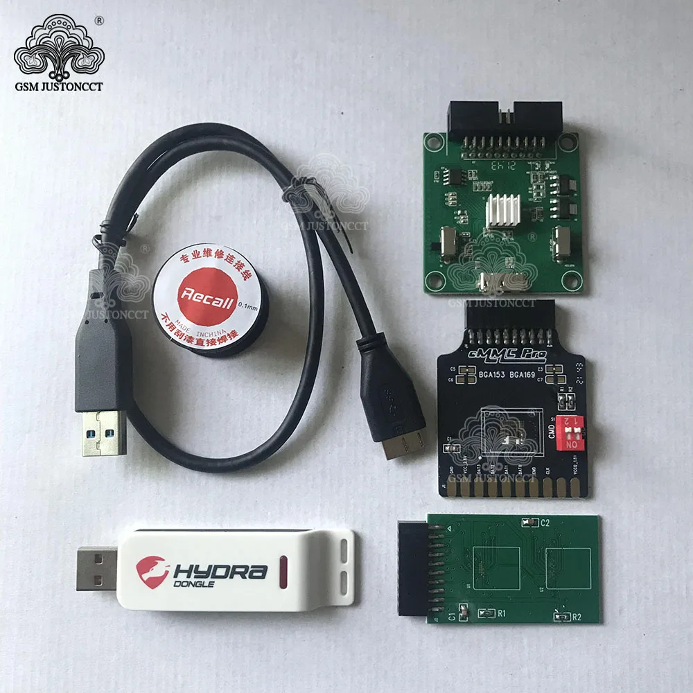 2022-Original-New-Hydra-Dongle-Tool-And-eMMC-ISP-Adapters-Tool-BGA153 ...