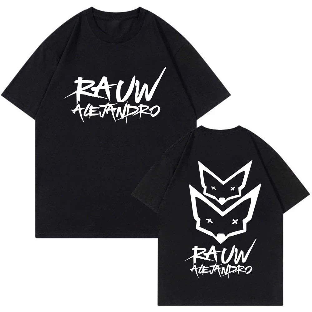 Rauw-Alejandro-Rapper-Print-T-shirts-Pareja-Del-Ano-Todo-De-Letter ...