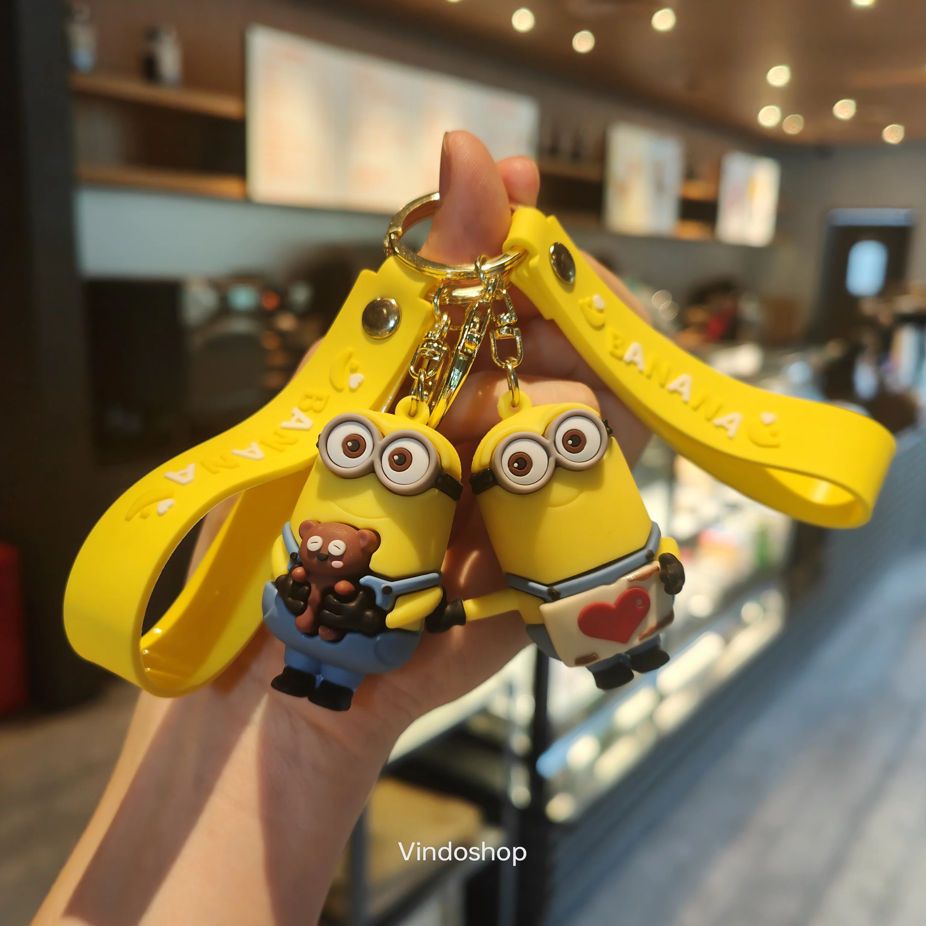 Despicable-Me-Cartoon-Image-Little-Yellow-Person-Keychain-Pvc-Material ...