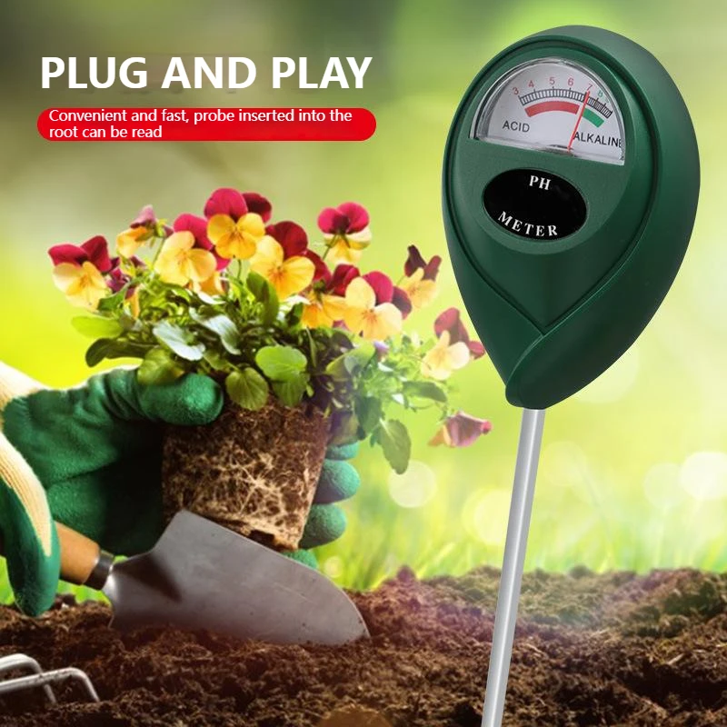 Round-Head-Single-Needle-Soil-Detector-PH-Meter-Soil-PH-Testing-Tool ...
