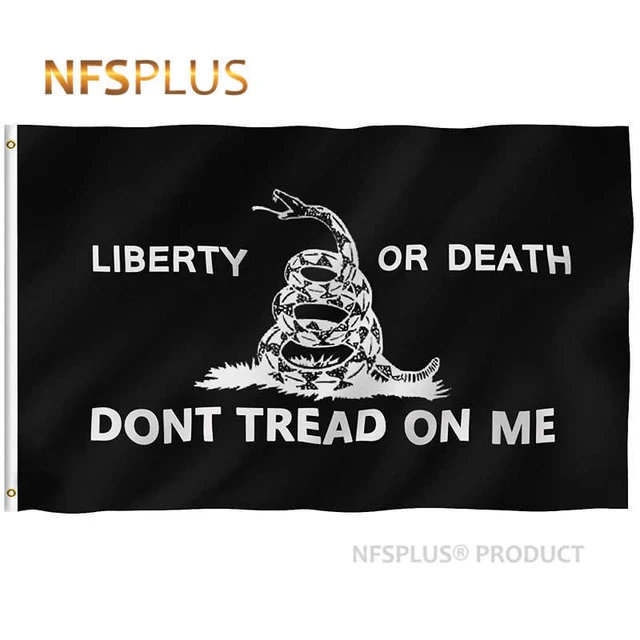 Black And Yellow Libertarian Flag