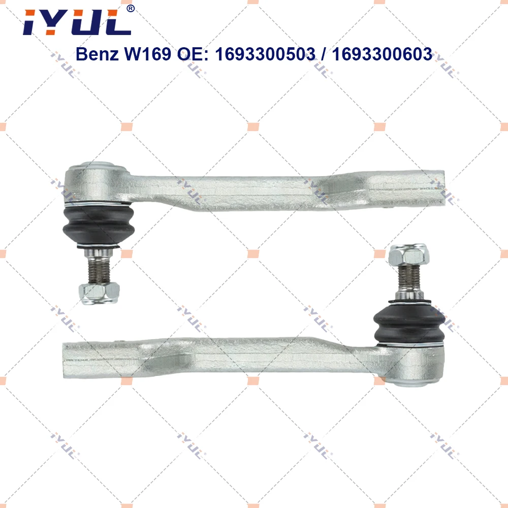 A-Pair-Front-Axle-Outer-Tie-Rod-Ends-Ball-Joint-For-Mercedes-Benz-W169 ...