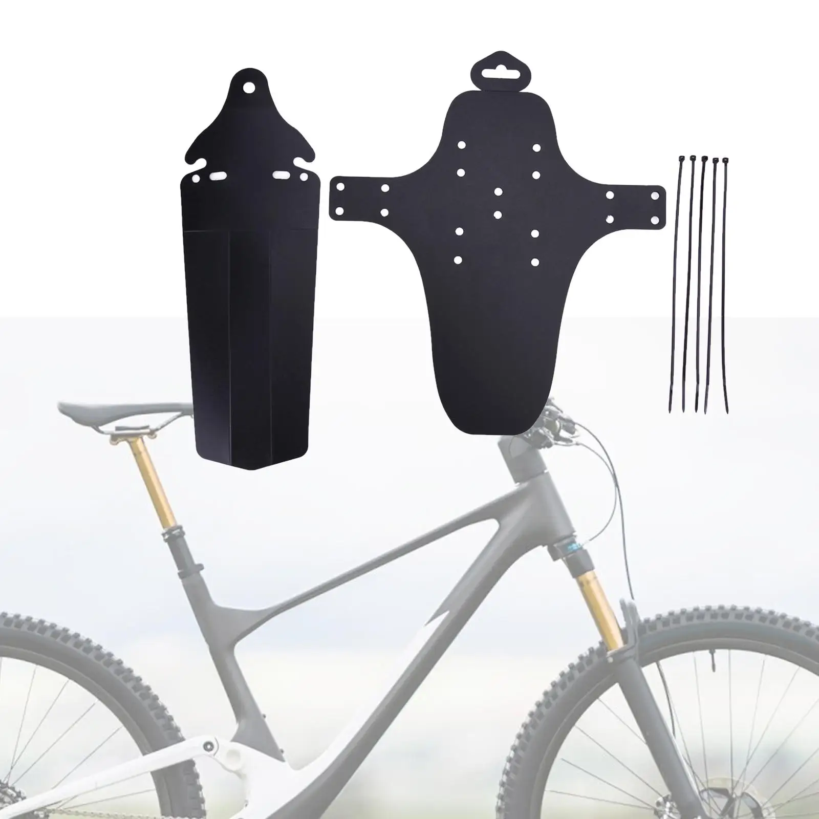 Bike-Fender-Bicycle-Mudguard-Portable-Lightweight-Mudflaps-Set-Front ...