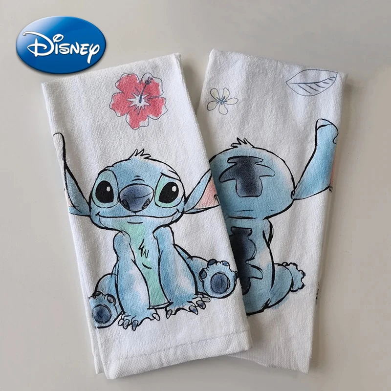 Stitch Cotton Hand Towel Disney Cartoon Anime Figures Face Pillow ...