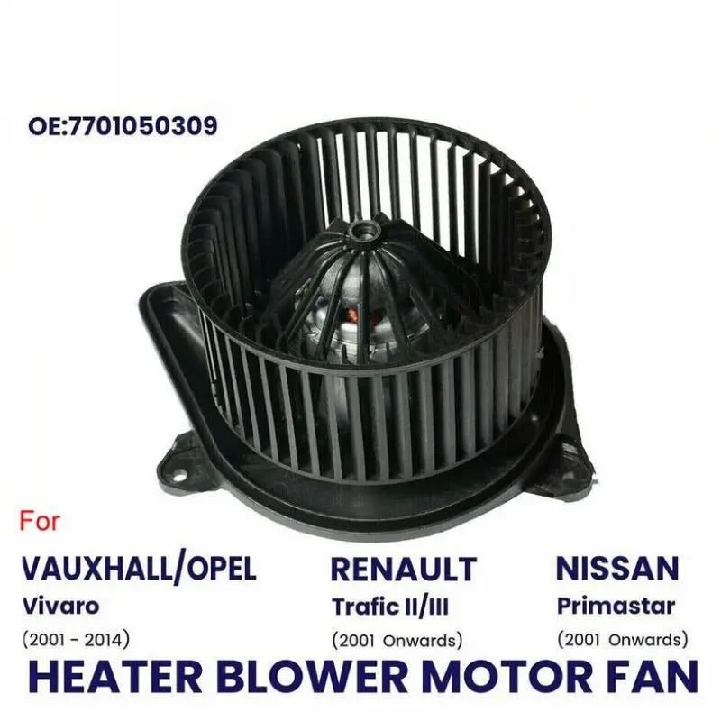 HEATER BLOWER FAN MOTOR FOR RENAULT TRAFIC MK2 2001-ONWARDS 7701050309 ...