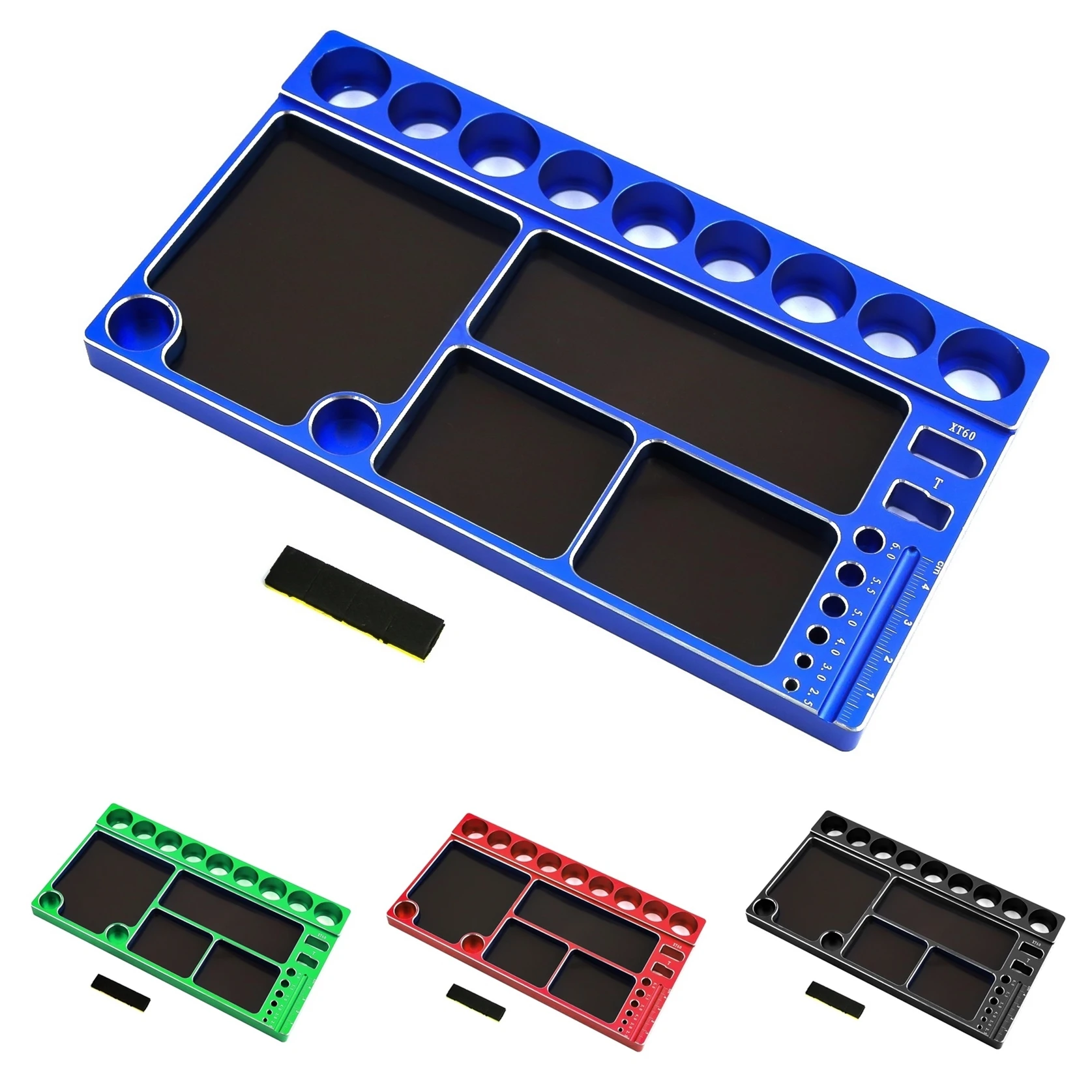 200x110mm-CNC-Aluminium-Multifunction-Screw-Tray-Nut-Gasket-Storage ...