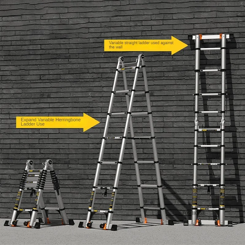 European-Aluminum-Alloy-Folding-Step-Ladders-Household-Portable-Lifting ...