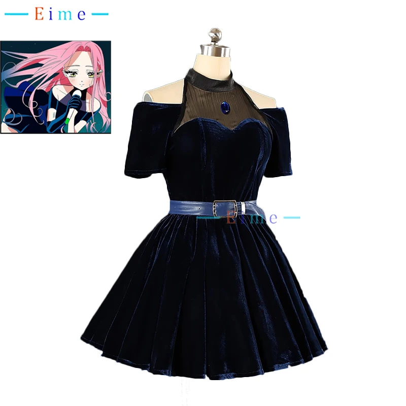 Anime-Alien-Stage-Mizi-Cosplay-Costume-Women-Cute-Blue-Dress-Fancy ...