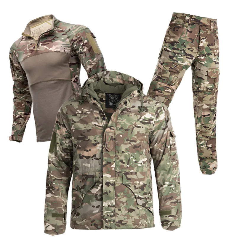 Men-s-hunting-camouflage-suit-set-for-autumn-and-winter-fleece-special ...