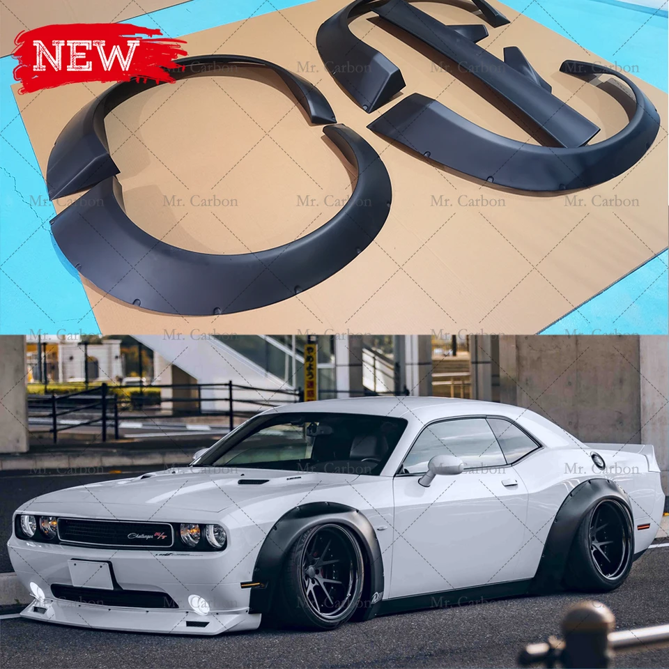 Dodge Challenger Body Kits CDC's Challenger Body Kit Is Wide, Slammed