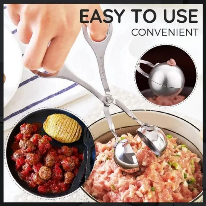 Stainless-Steel-Meatball-Maker-Maker-s-Tool-Holder-DIY-Fish-Rice-Ball ...