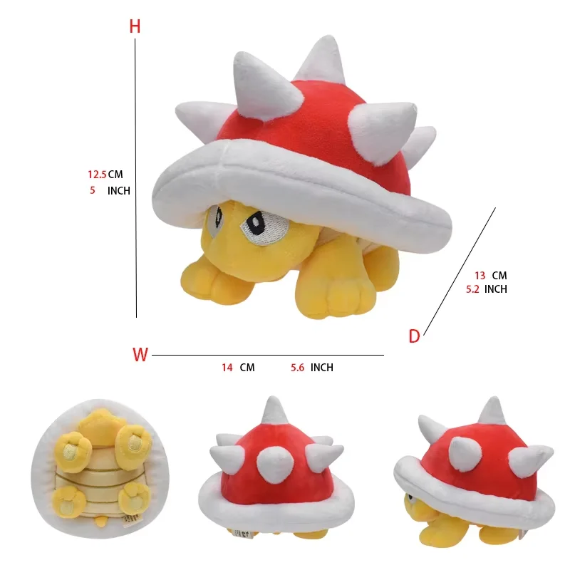 41Styles Mario Luigi Toad Toadette Doll Princess Peach Ice Fire Flower ...