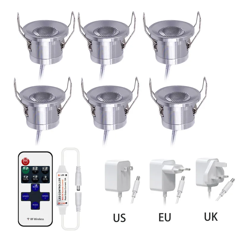 Dimmable-1W-Mini-Led-Downlight-12V-Set-With-Transformer-AC-220V ...