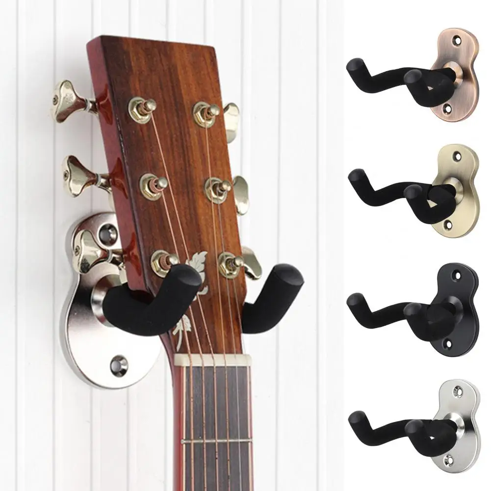 Guitar-Wall-Hook-Instrument-Display-Guitars-Metal-Sponge-Stand-Hangers ...