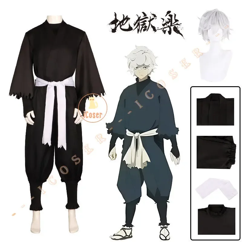 Anime-Jigokuraku-Gabimaru-Cosplay-Costume-2-Style-Wig-Hell-s-Paradise ...