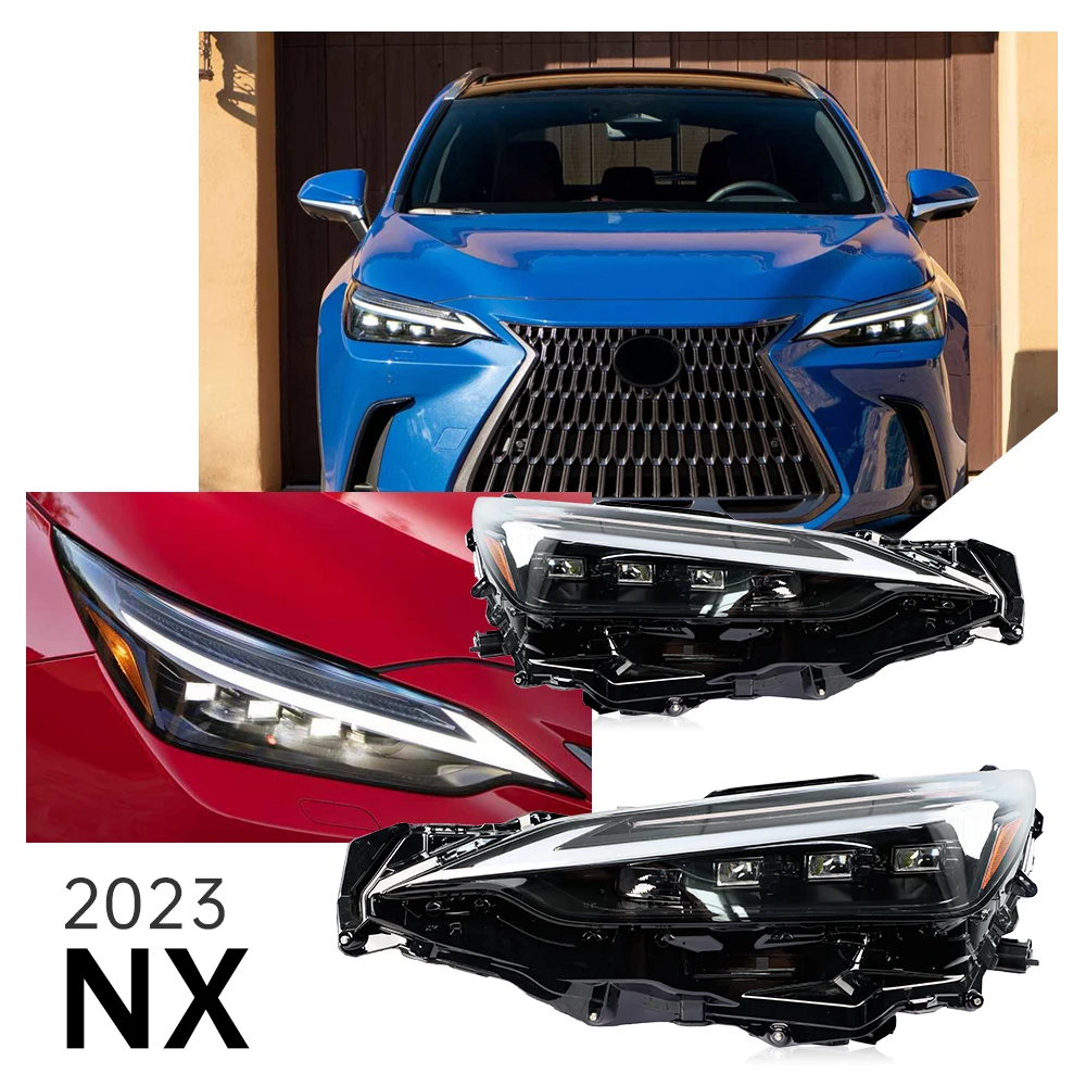 Car LED Head Light For Lexus NX Headlight 2020-2023 Head Lamps Daytime ...