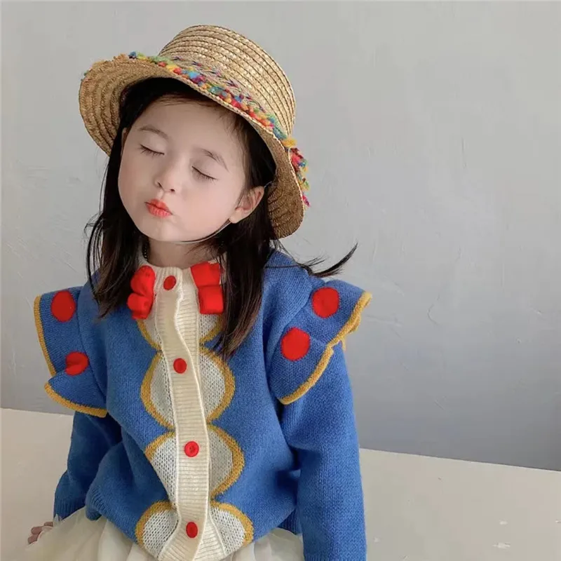 Kids-Sweater-For-Girl-Autumn-Winter-Knitted-Girl-Cardigan-Sweater-Snow ...