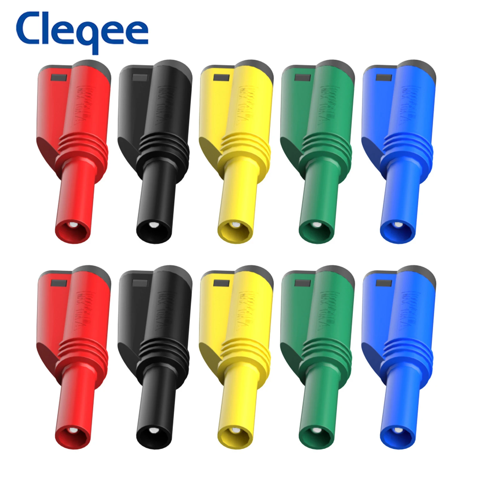 Cleqee P3005 Stackable Safe 4mm Banana Plug Solder/Assembly High ...