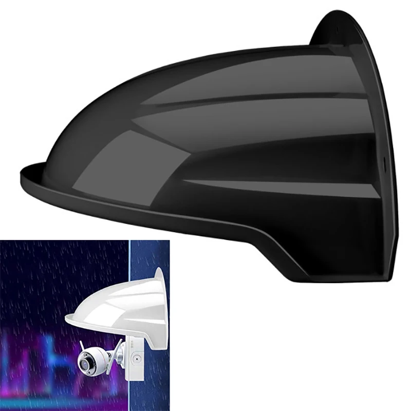 Rain-Sun-Shield-Weather-Cover-Anti-Glare-Side-Bracket-CCTV-Turret-Dome ...