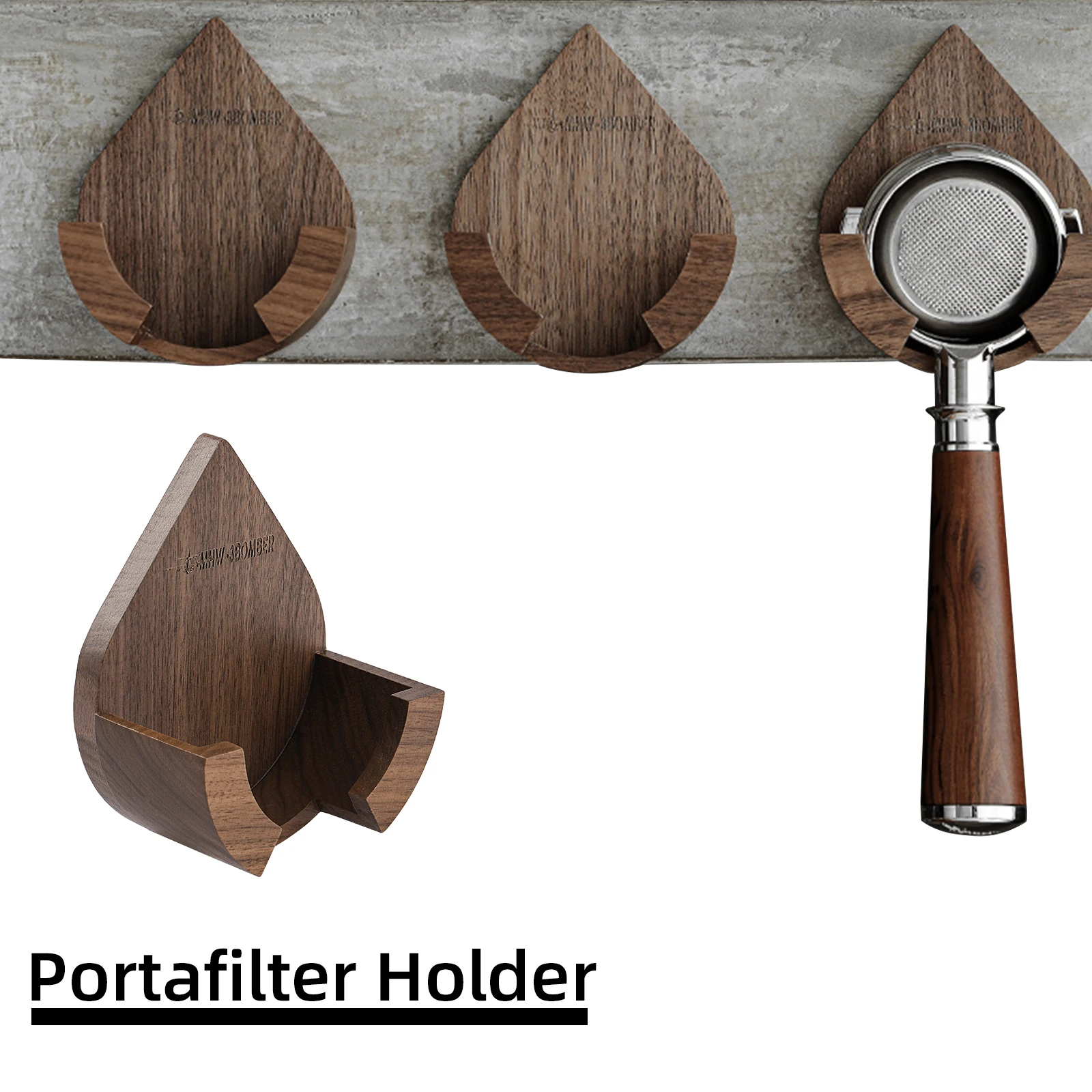 Walnut Wood Coffee Filter Holder | Walnut Wood Coffee Accessories ...