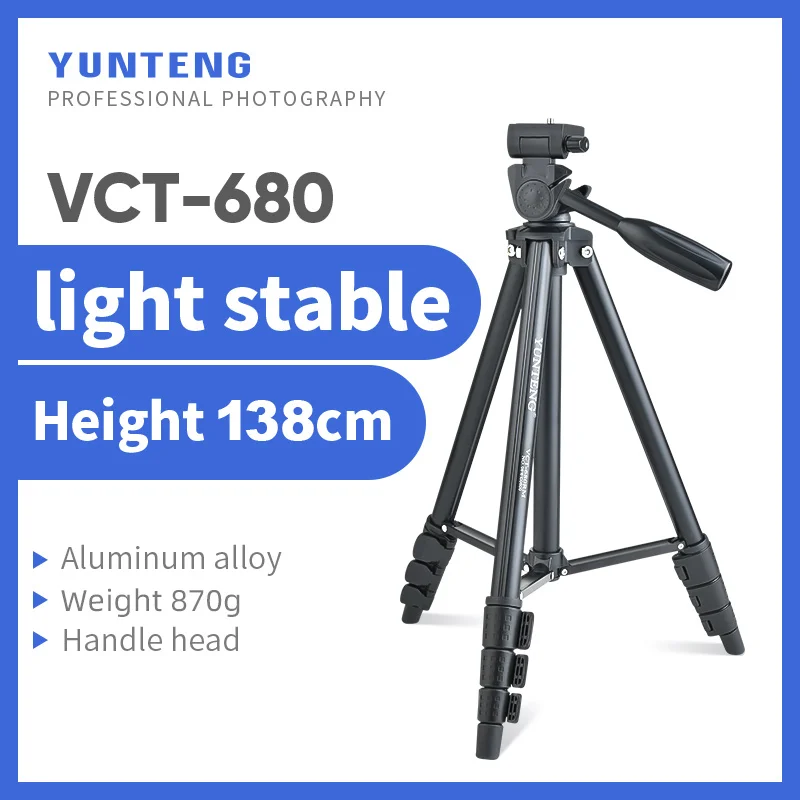 Yunteng-680-Tripod-SLR-microsingle-cell-phone-camera-photo-tripod ...