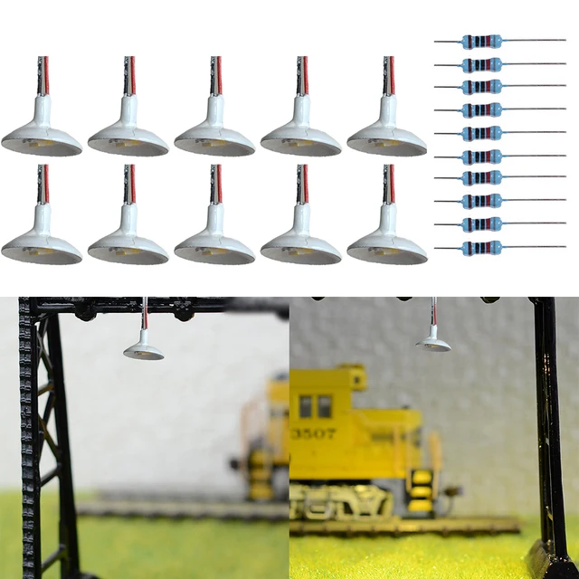 Warm White LED Wall Lamps For Model Railroad Layout Building LED Train ...
