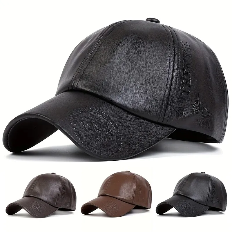 PU-Leather-Embossing-1994-Baseball-Caps-Spring-and-Autumn-Outdoor-Adjustable-Casual-Hats ...