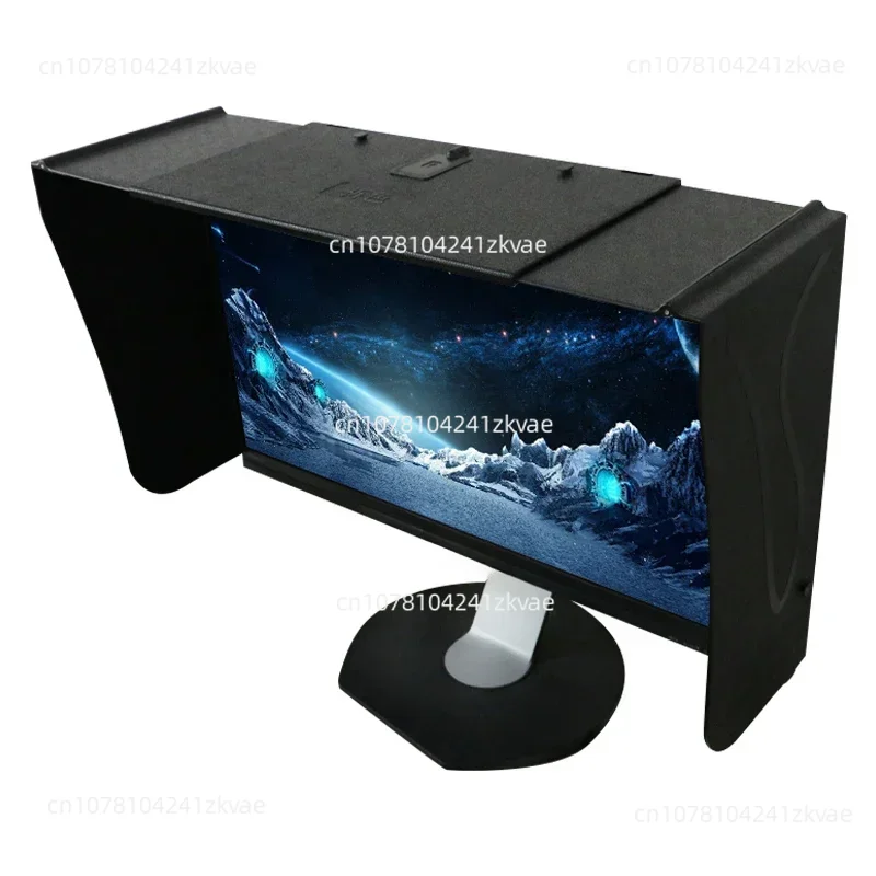 Computer Monitor Hood Desktop 17-27-Inch 41-66cm Width Sun Visor ...