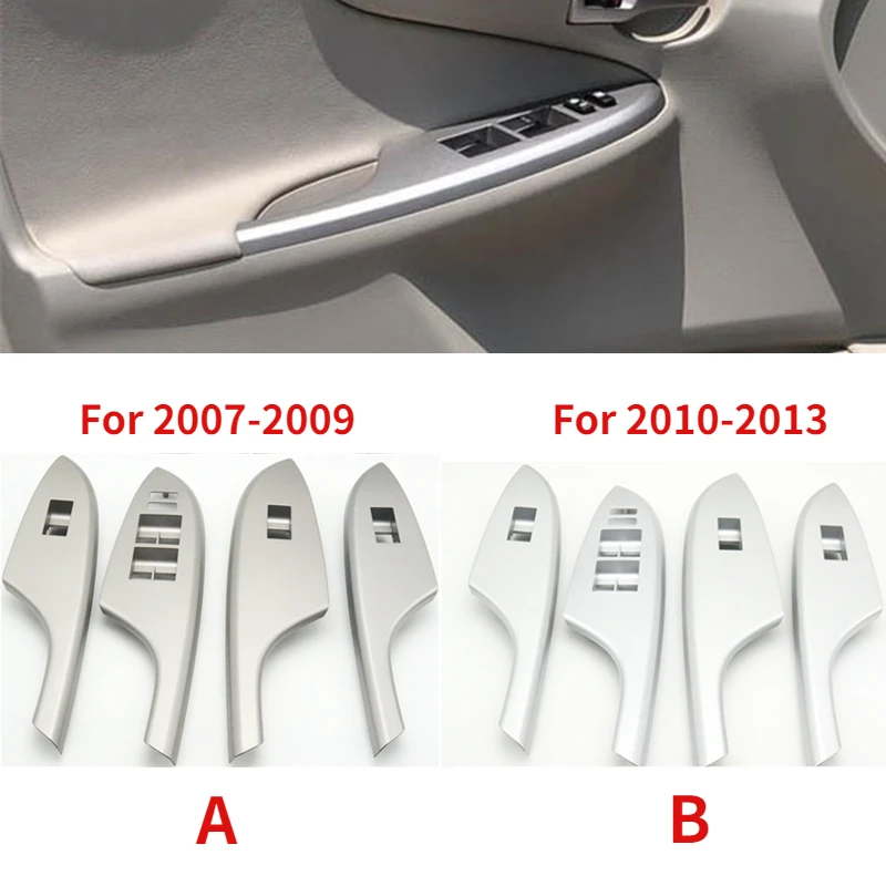 Car Electric Window Glass Lifter Control Switch Bezel Trim Cover Panel ...