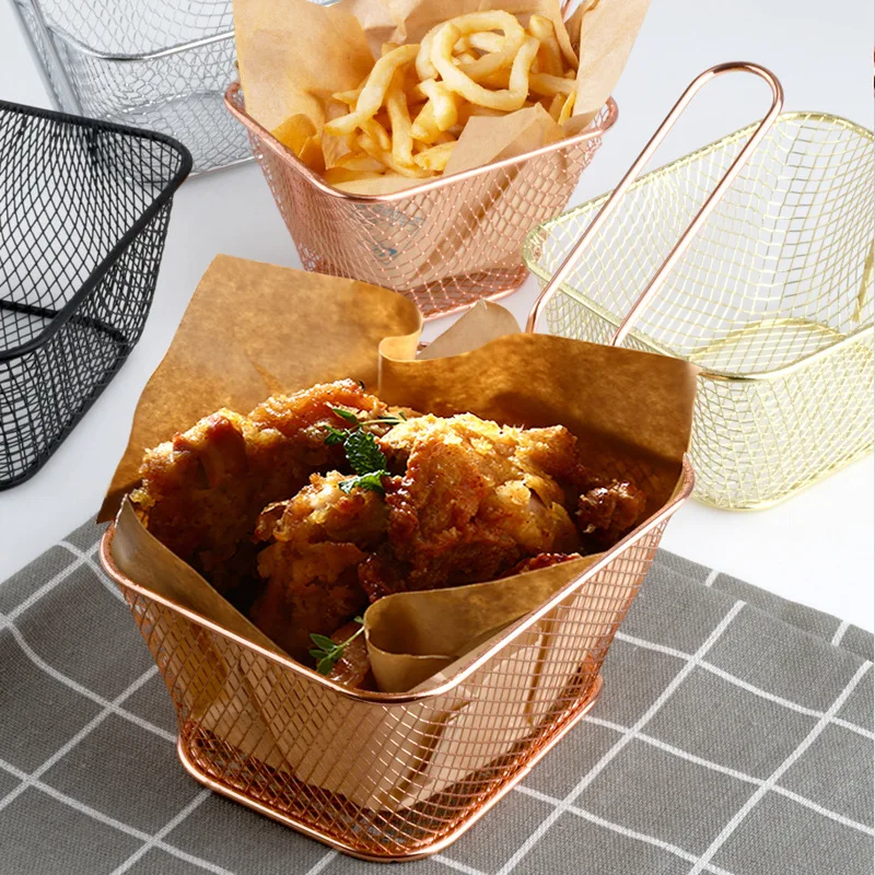 Chicken Wings And French Fries Basket