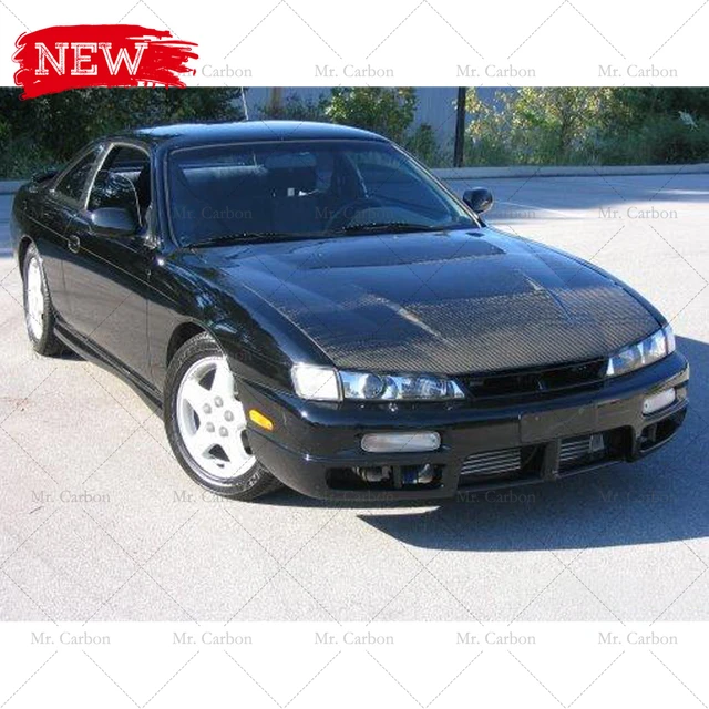 FRP BONNET FOR NISSAN S14 240SX 1997-1998 DV STYLE CARBON FIBER GLASS ...