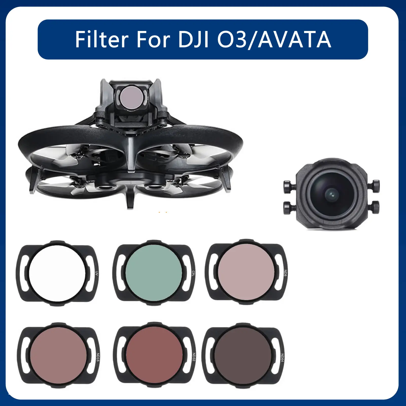 For-DJI-AVATA-FPV-Filter-Camera-Optical-Glass-ND-UV-CPL-Polarizer-O3 ...