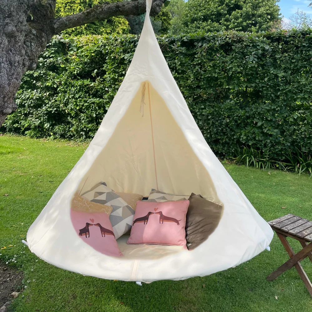 Hammock Tent Bed Hanging Swing Chair Folding Teepee Tree Hamaca Garden ...