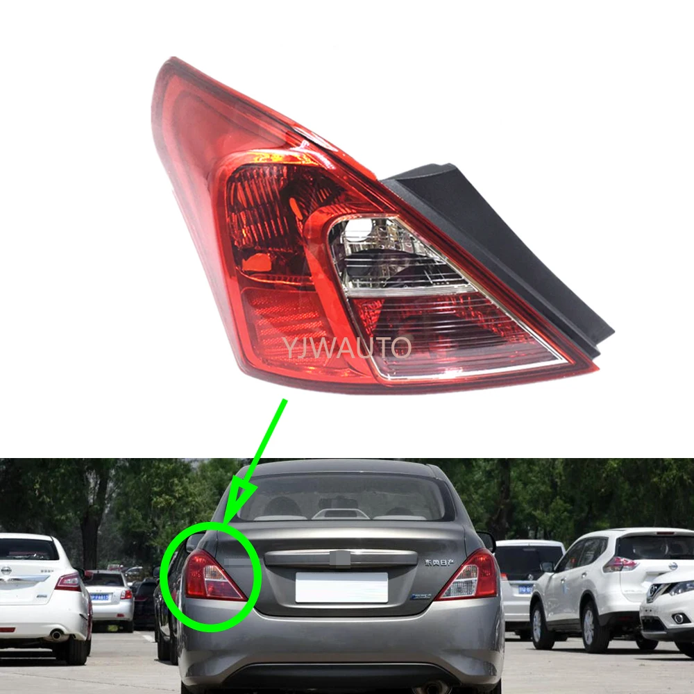 Taillight For Nissan Sunny 2011~2017 Tail Lamp Car Rear Turning Signal ...