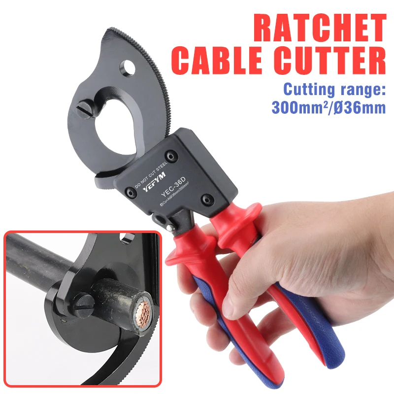 Ratchet-Cable-Cutter-Heavy-Duty-Wire-Cutter-for-Aluminum-Copper-Cable ...