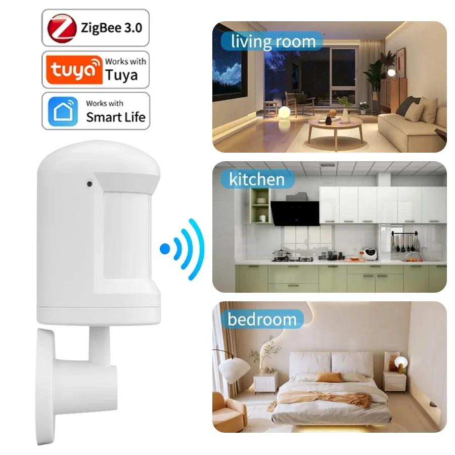 ZigBee-Smart-Tuya-Motion-Sensor-Detector-Infrared-Presence-Sensor-Home ...